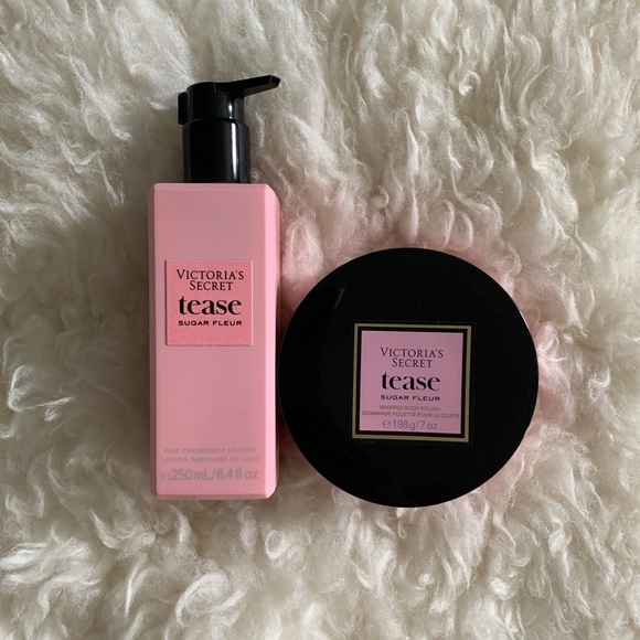 Victoria's Secret | Bath & Body | New Vs Tease Sugar Fleur Fragrance Set Rare | Poshmark